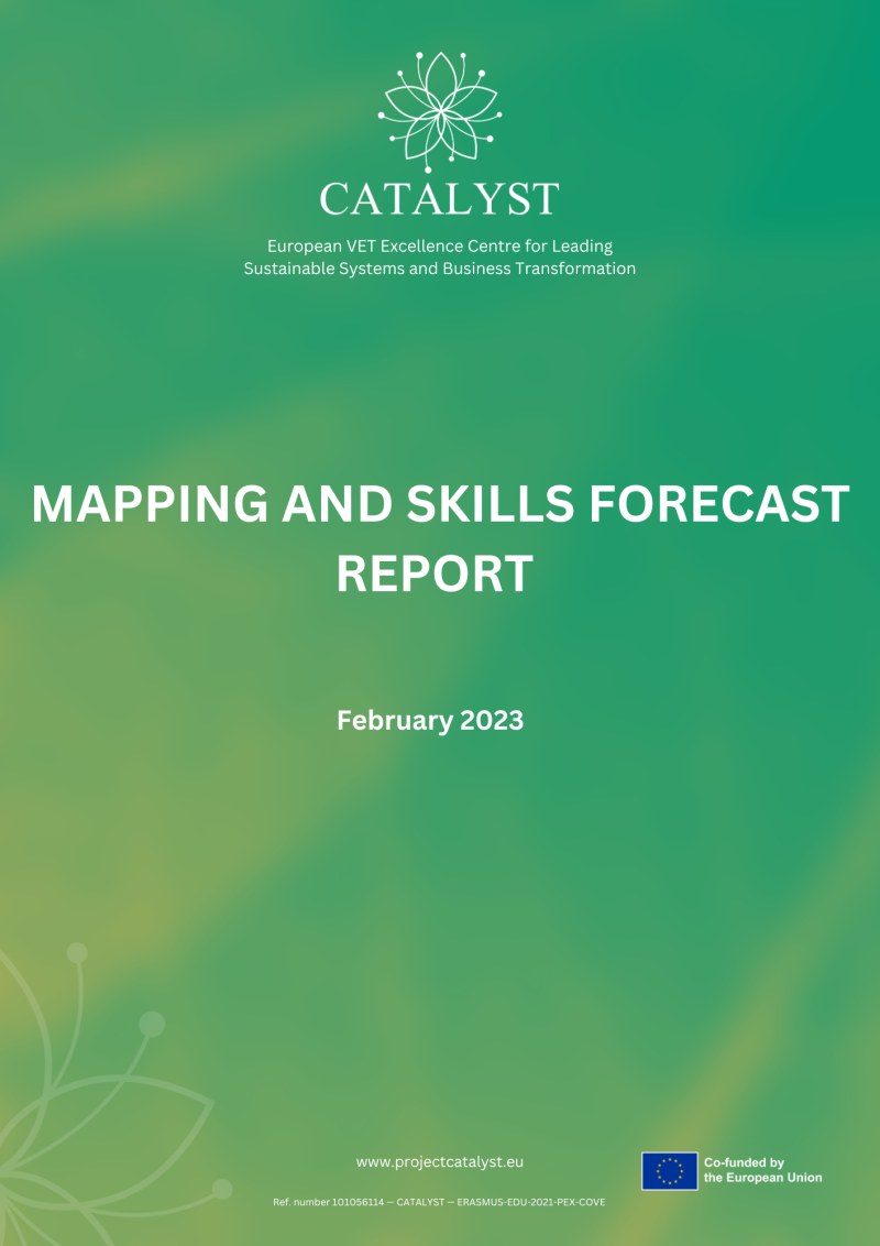 Mapping and Skills Forecast Report – CATALYST project